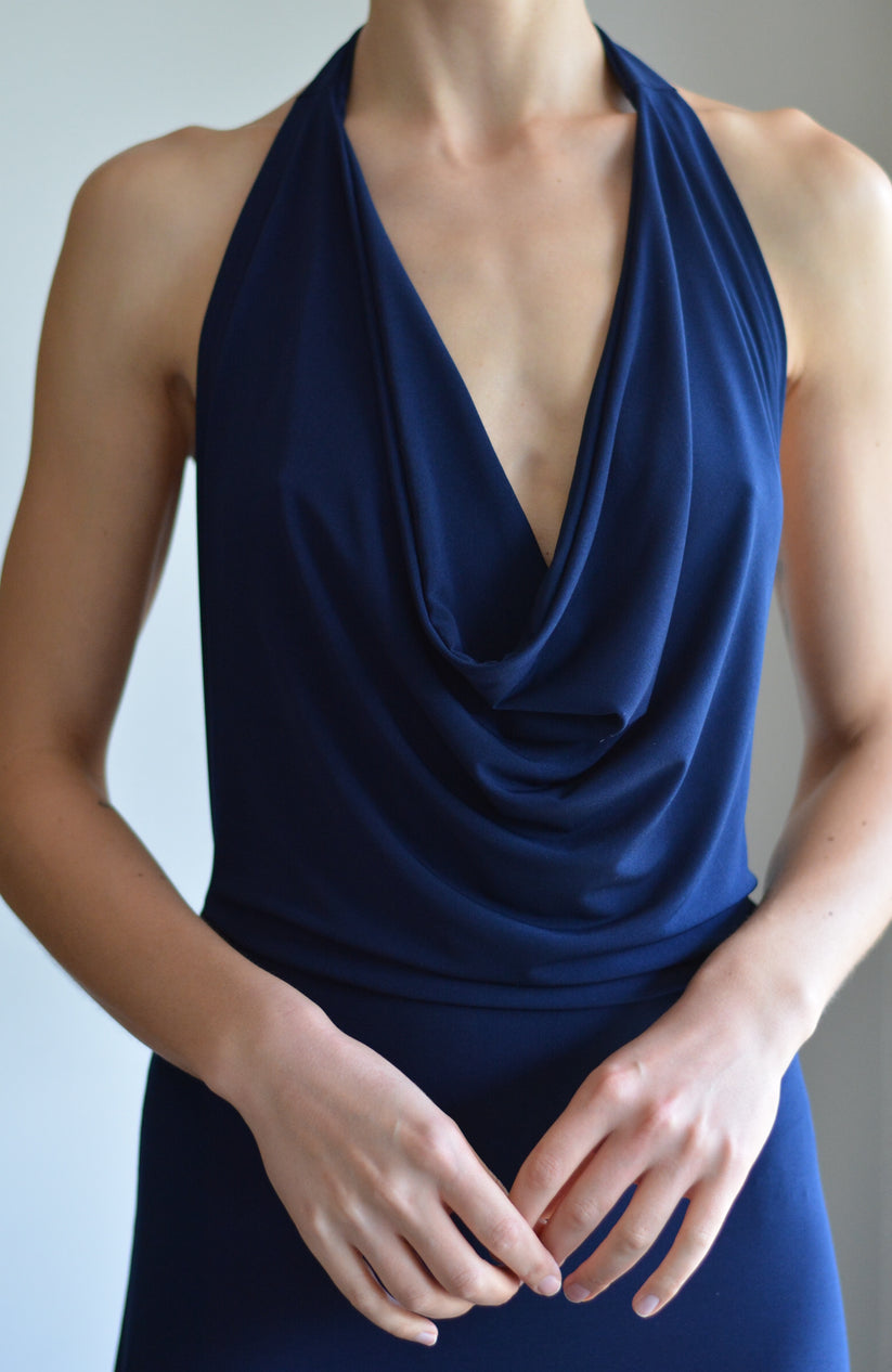 Vestido Lucía Azul Marino – Suricata